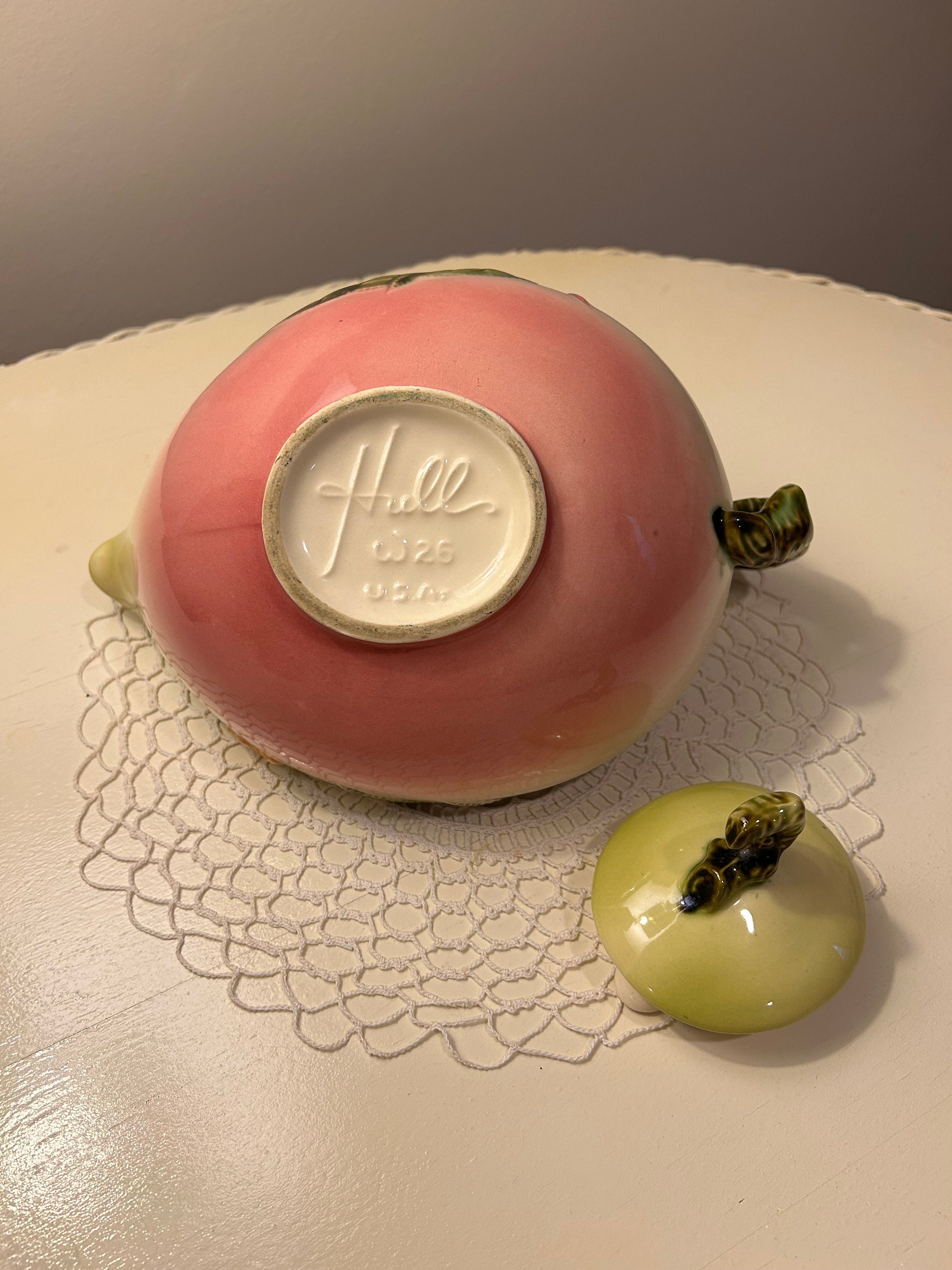 Vintage Hull Pottery Woodland Teapot With Lid - Etsy