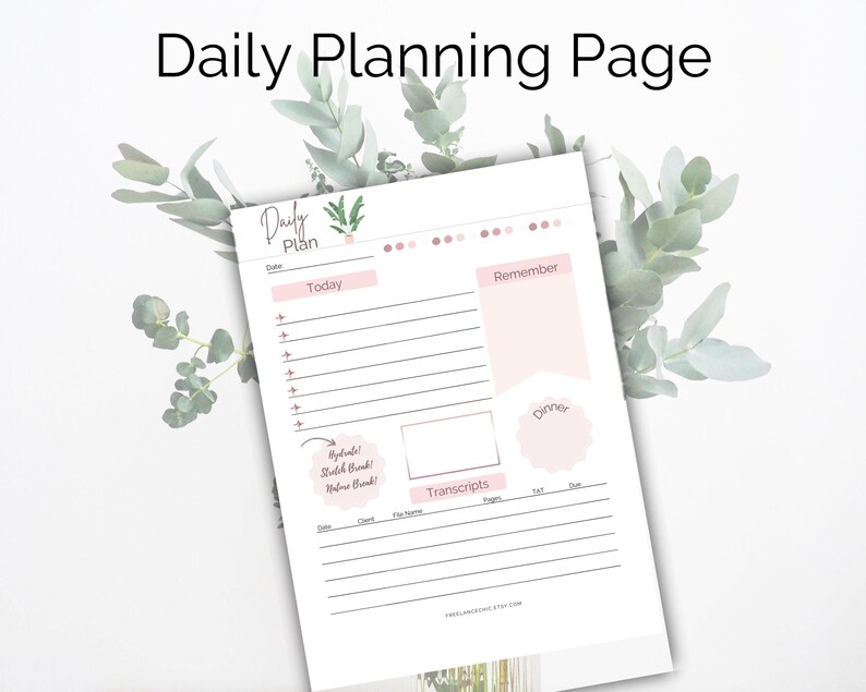 Pretty Pink 2025 Glam Printable Planner Undated - Etsy