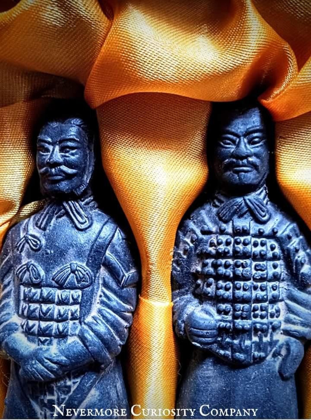 Vintage Stone Carved Japanese Samurai Figures Set - Etsy