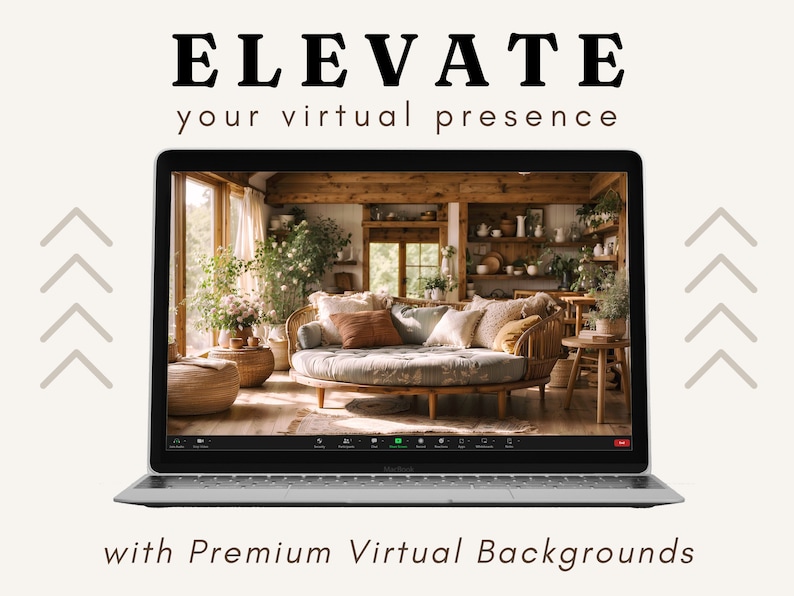 Virtual Background - Cottage Daybed | HD Quality | Personalize Your ...