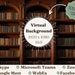 Library Bookshelf Virtual Background HD Quality - Etsy