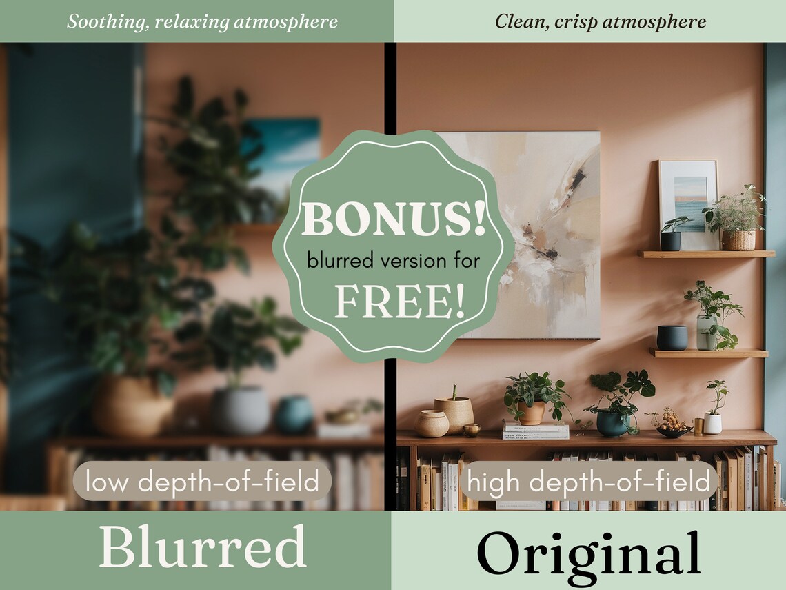 Artsy Bright Studio Virtual Background HD Quality Personalize Your ...