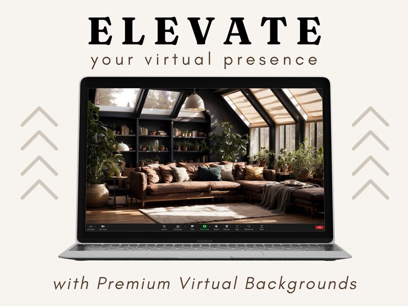 Virtual Background - Moody Sunroom | HD Quality | Personalize Your ...