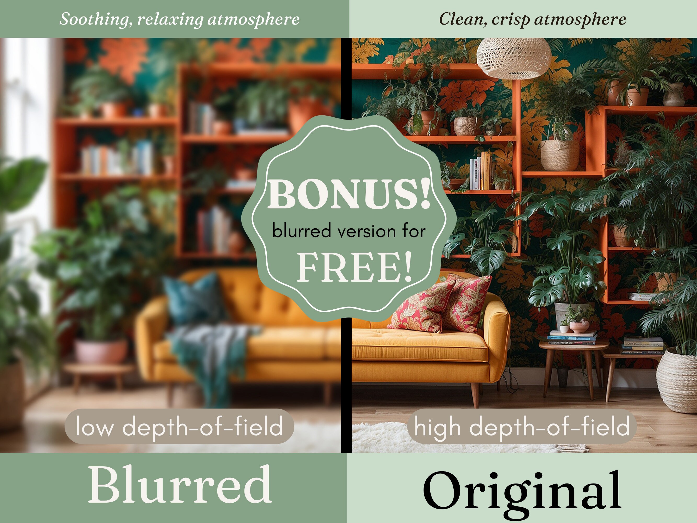 Cozy Maximalist Virtual Background | HD Quality | Personalize Your ...