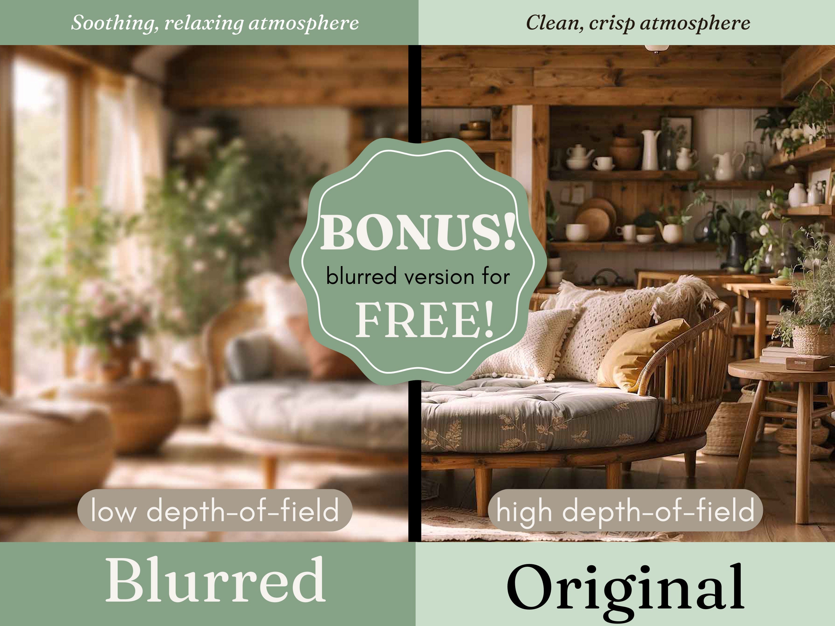 Virtual Background - Cottage Daybed | HD Quality | Personalize Your ...