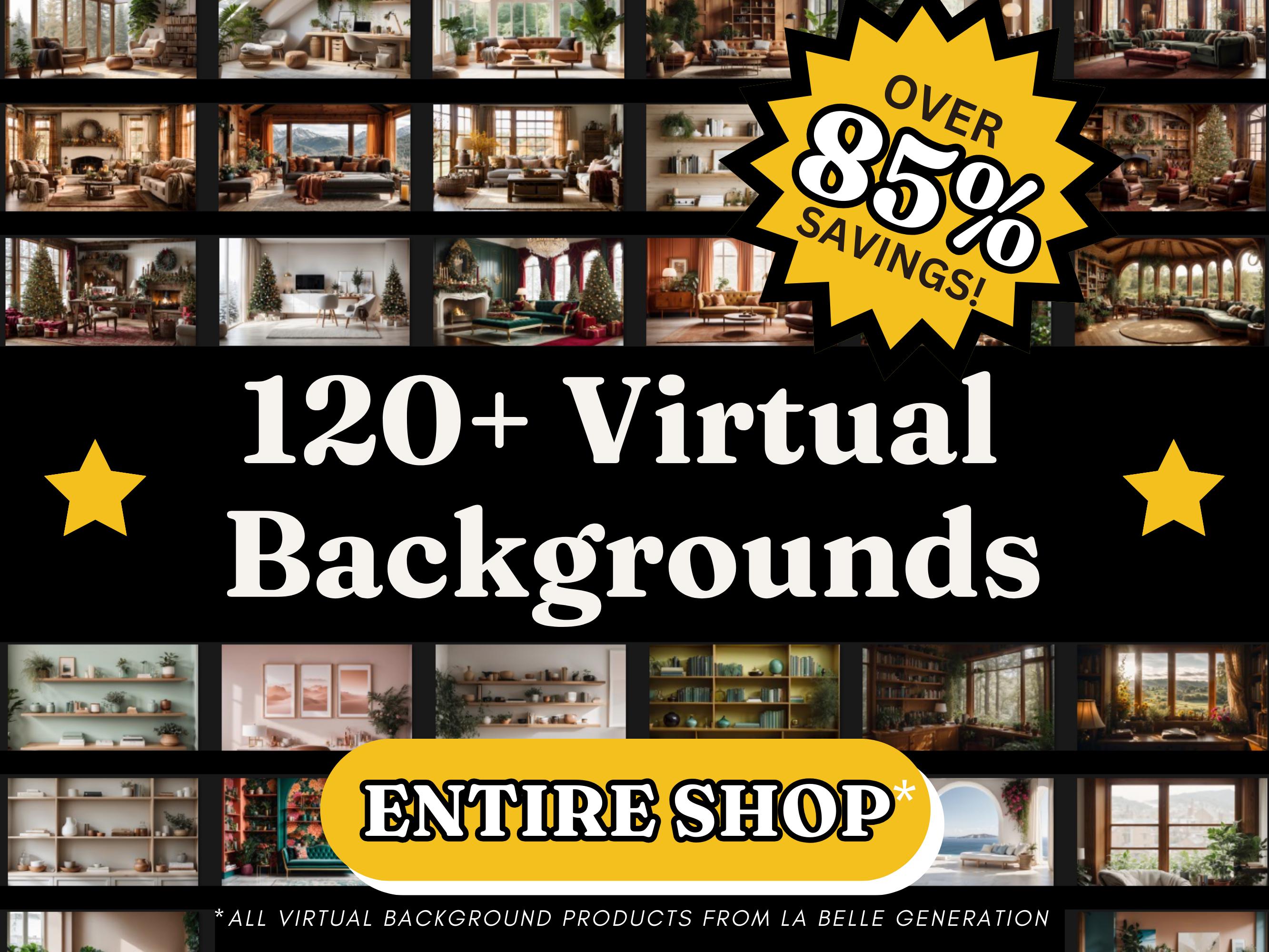 120+ Virtual Backgrounds, ALL Zoom Backgrounds, Bundles, Animated ...