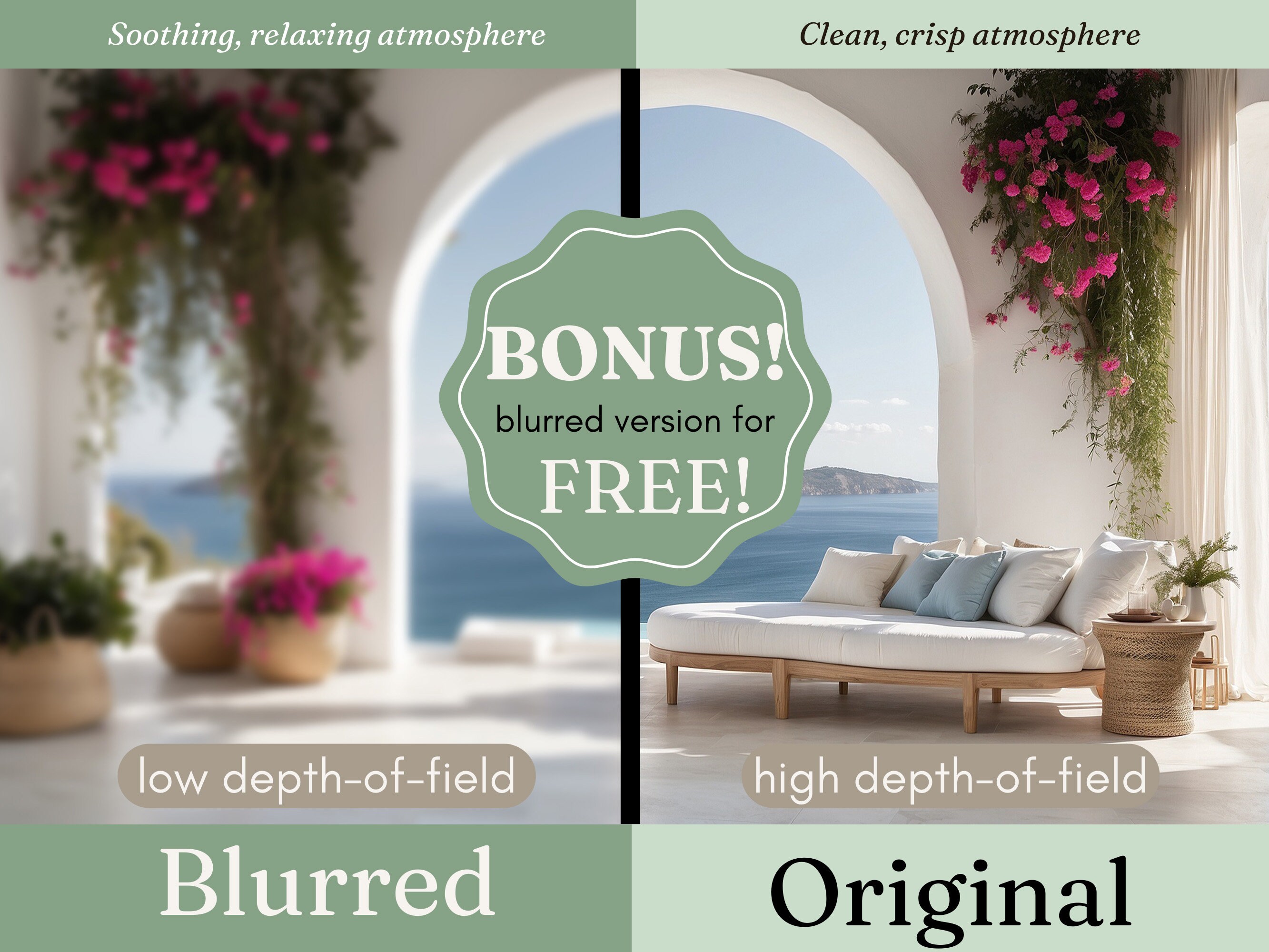 Greek Isle Resort Virtual Background | HD Quality | Personalize Your ...