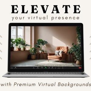 Bright Minimalist Virtual Background | HD Quality | Personalize Your ...