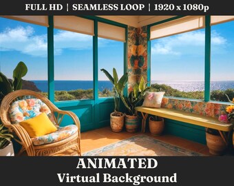 ANIMATED Cozy Warm Library Background Video, Streaming Background Loop ...