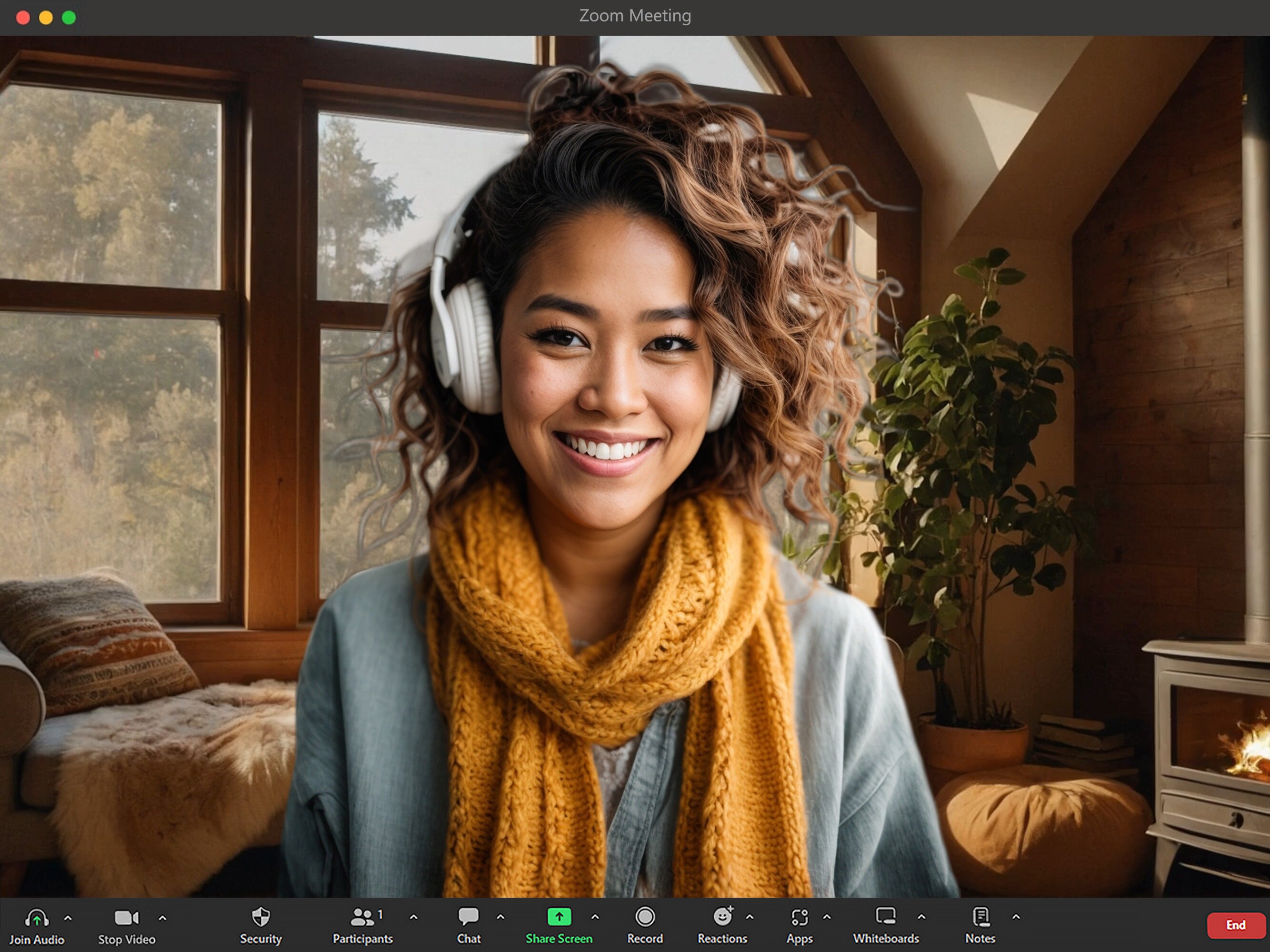 ANIMATED Cozy Sunny Cabin Background Video, Streaming Background Loop ...