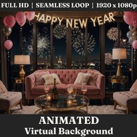 ANIMATED Cozy Rainy Library Background Video, Streaming Background Loop ...