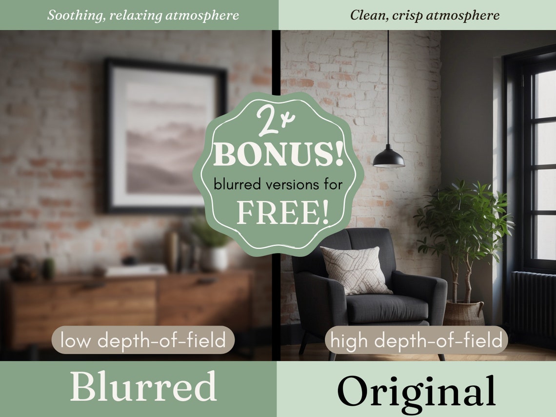 Exposed Brick Wall Virtual Background, Realistic Digital Zoom Backdrop ...