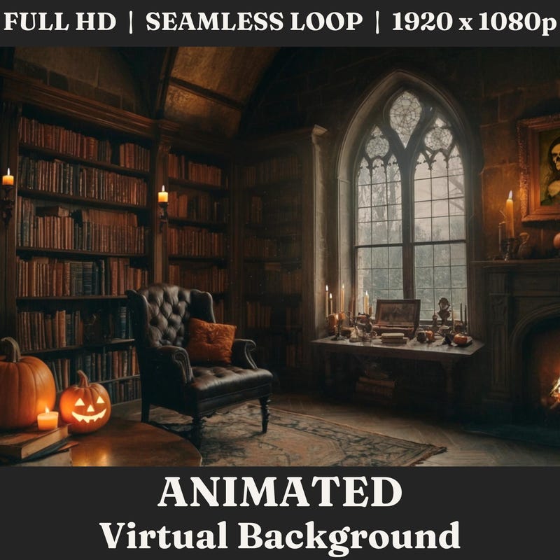 Halloween Teams Virtual Backgrounds - Etsy