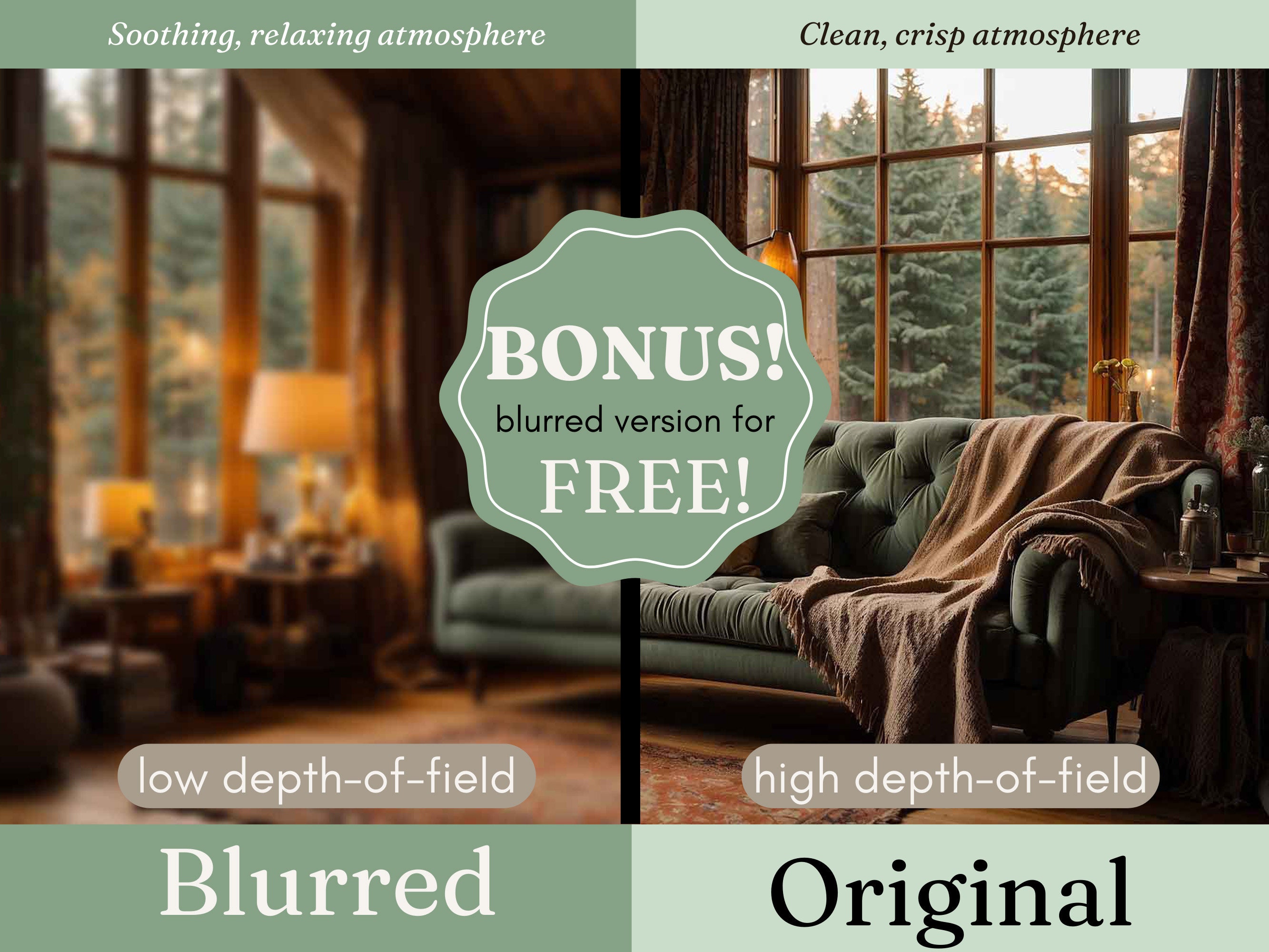 Virtual Background - Warm Woodland Cabin | HD Quality |personalize Your ...