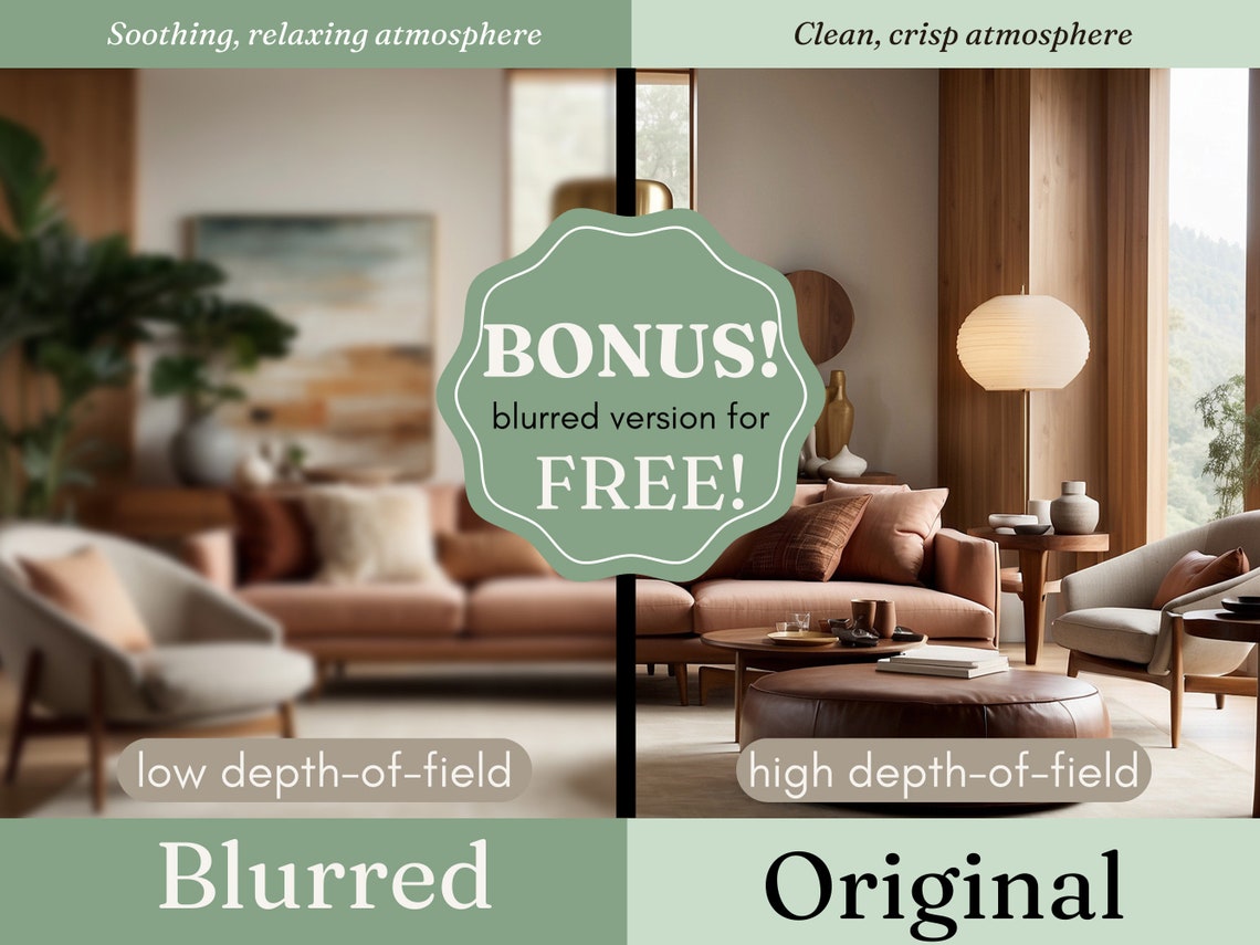 Virtual Background - Stylish Warm Room | HD Quality | Personalize Your ...