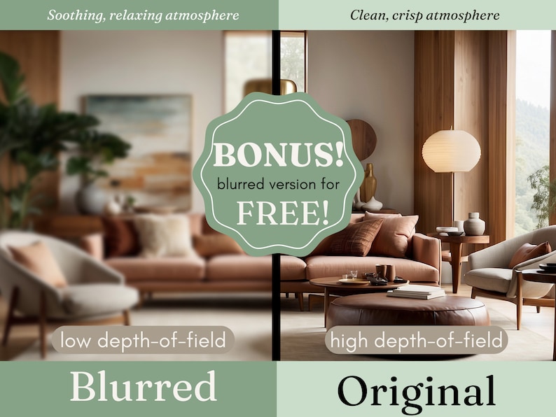 Virtual Background - Stylish Warm Room | HD Quality | Personalize Your ...