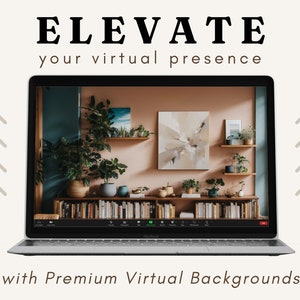 Artsy Bright Studio Virtual Background | HD Quality | Personalize Your ...