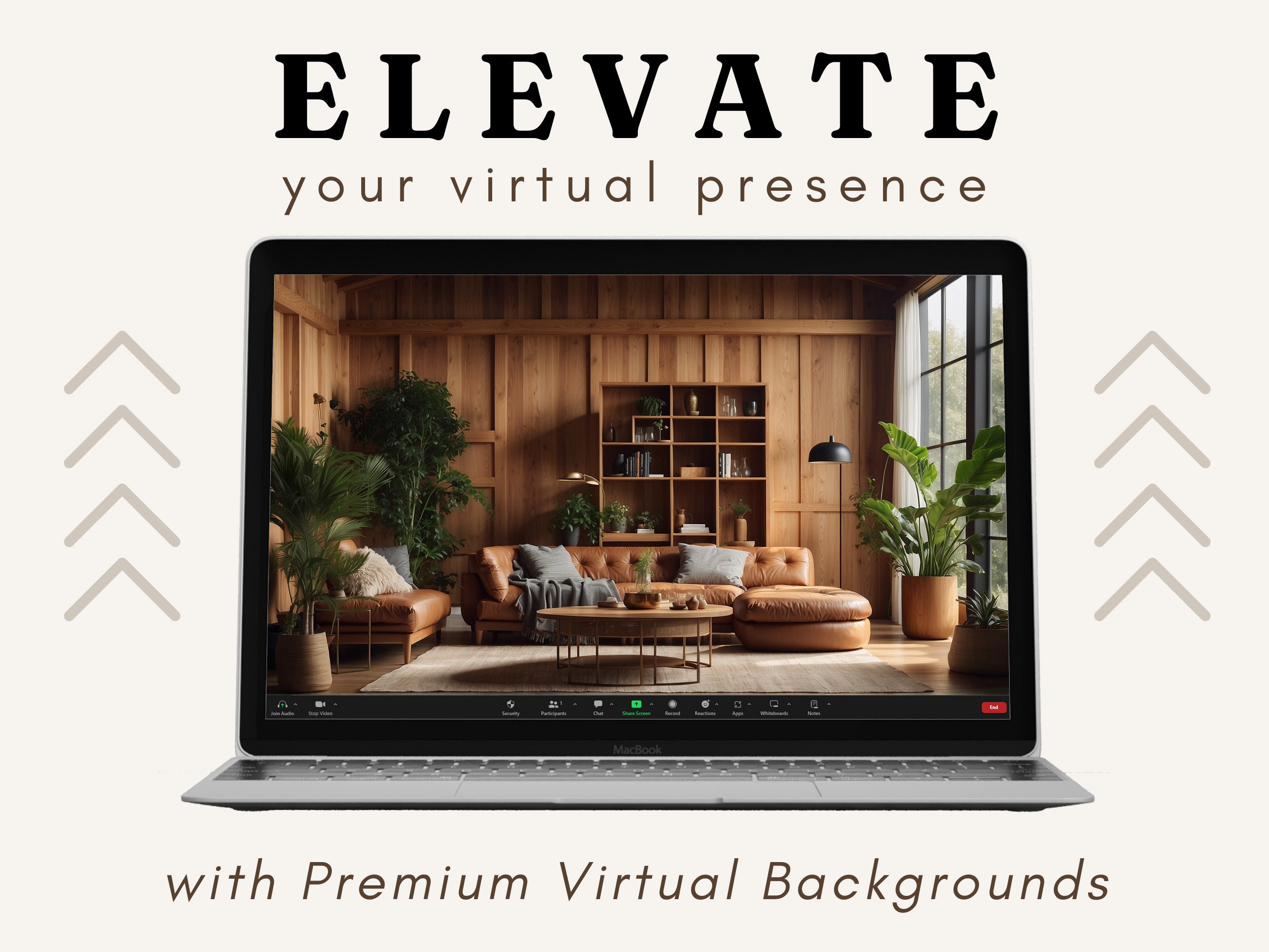 Virtual Background Cozy Warm Room HD Quality Personalize - Etsy