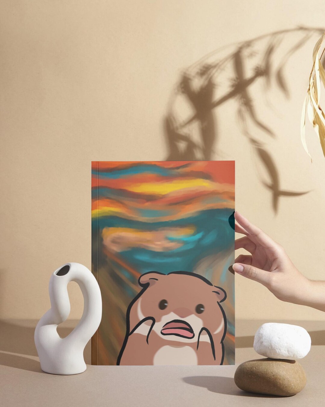 The Scream by Sir Arthur | Funny Hamster Meme Art Print, Parody Wall ...
