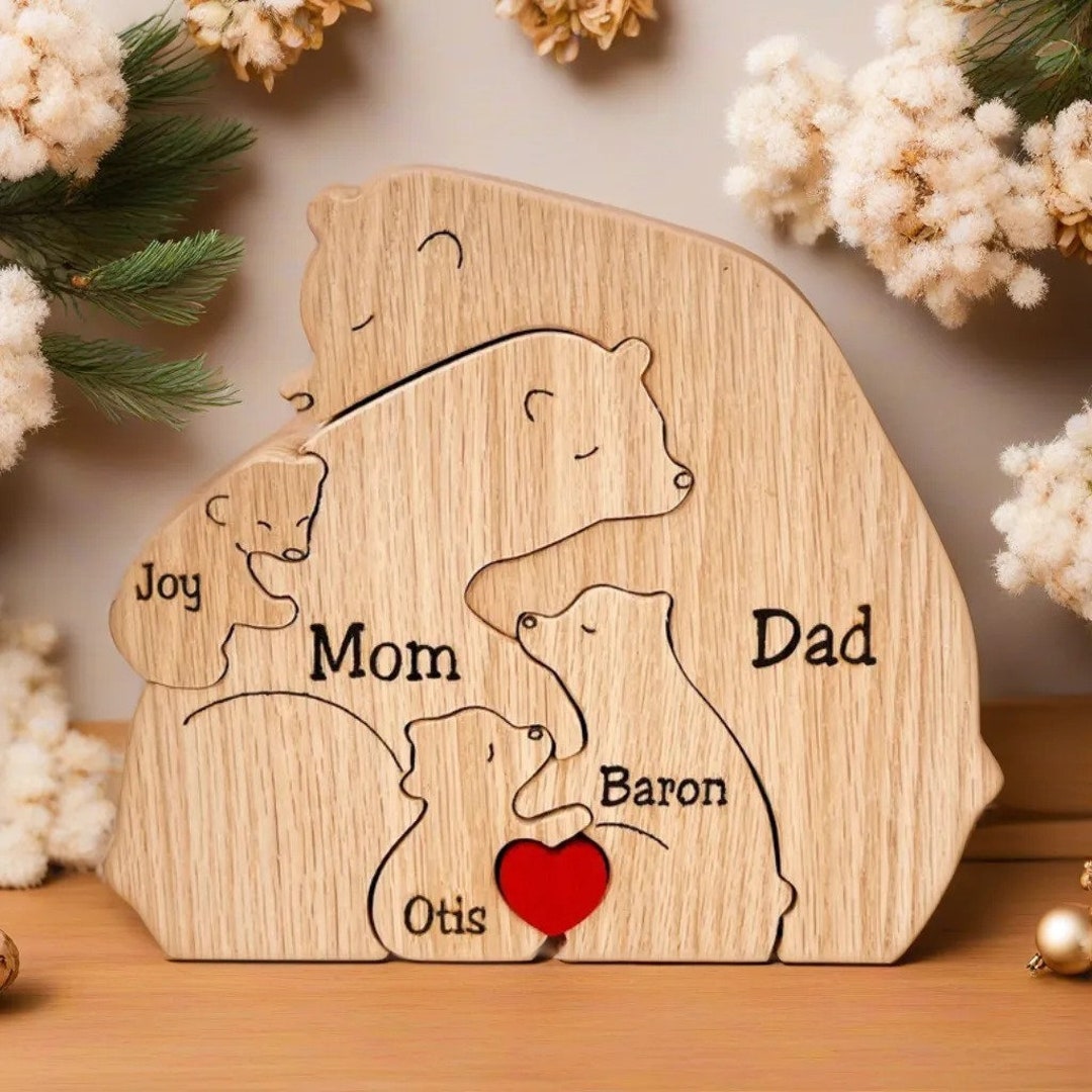 Paddington Bear Puzzle Wooden Family Bear Family Puzzle - Etsy