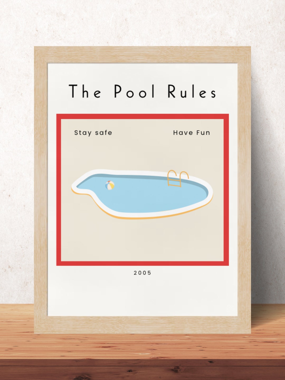 Pool Rules Poster Digital Download - Etsy
