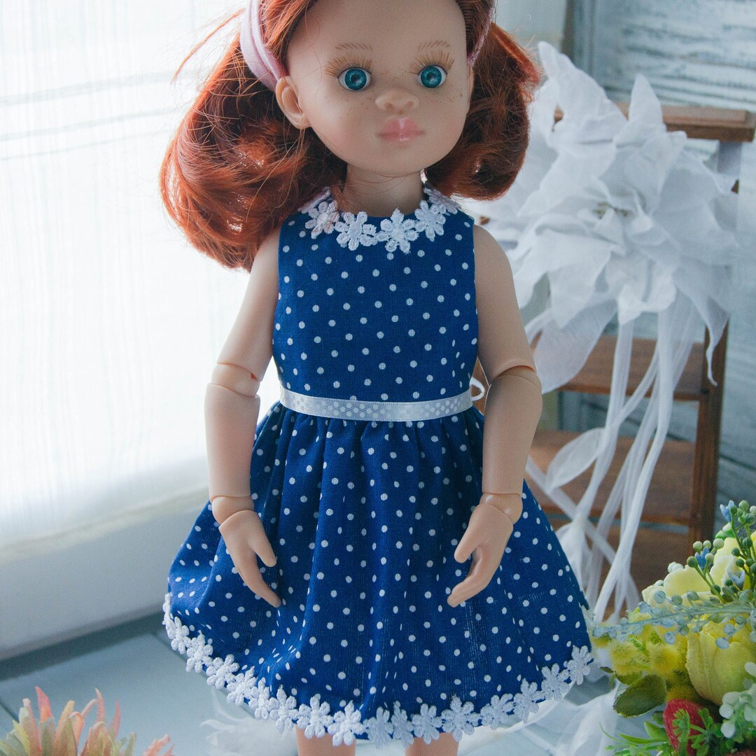 Cotton Dress for a 13-inch Spanish Doll - Etsy