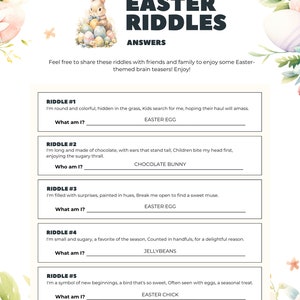 Easter Activity Printables for Kids, Easter Party Games - Etsy