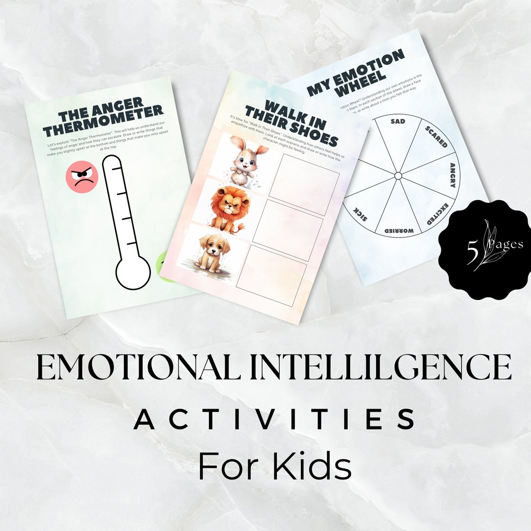 Emotional Intelligence, Emotion Regulation Activities for Kids ...