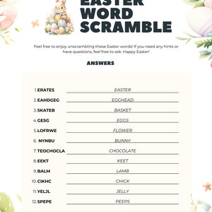 Easter Activity Printables for Kids, Easter Party Games - Etsy