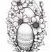 Easter Coloring Pages Printable Kids Activity Easter Bunny Eggs Basket ...