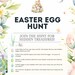 Printable Easter Egg Hunt Sign Game Decor Party Activity - Etsy