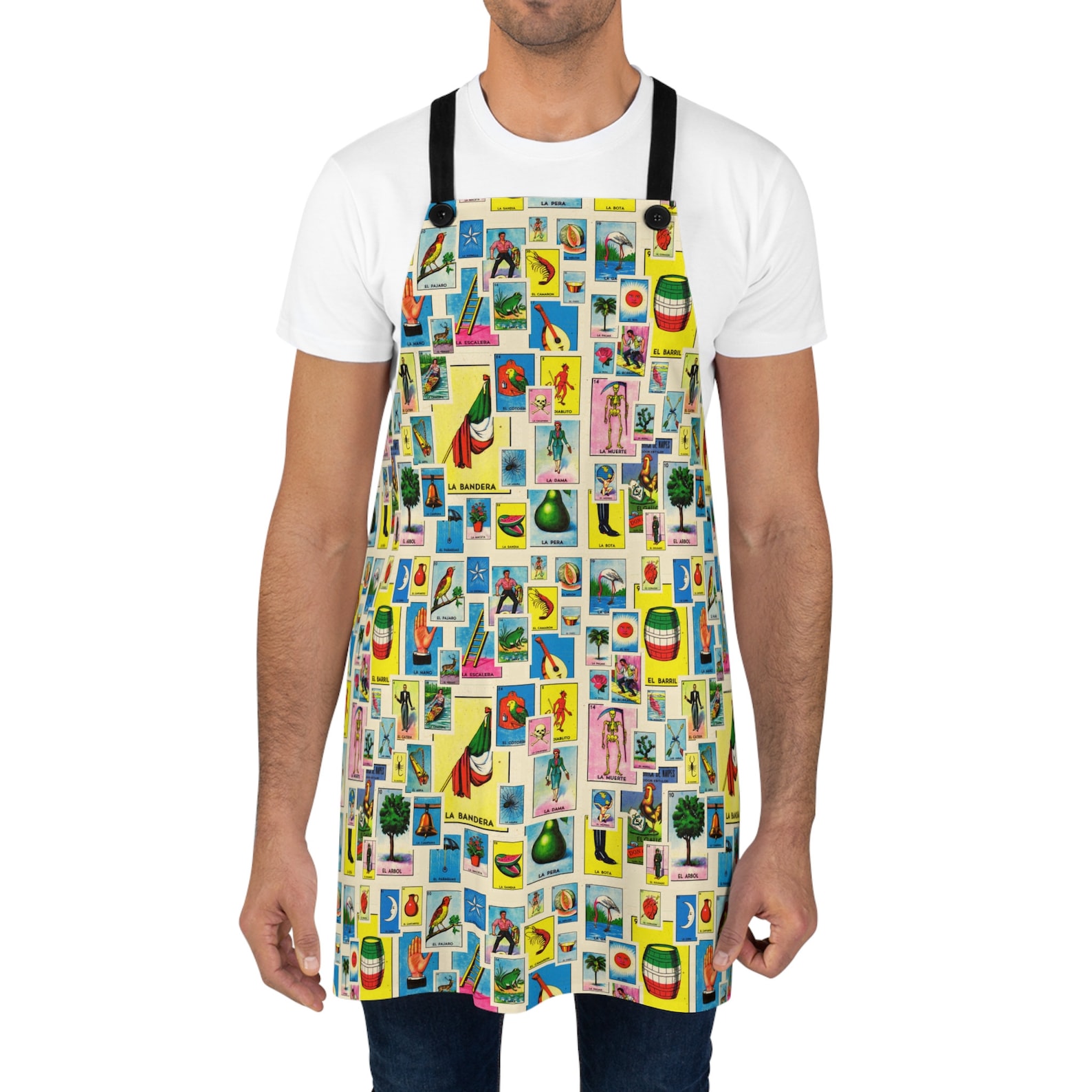 Mexican Bingo Apron,gift for Him,mexico,vintage Mexican,mexico Apron ...