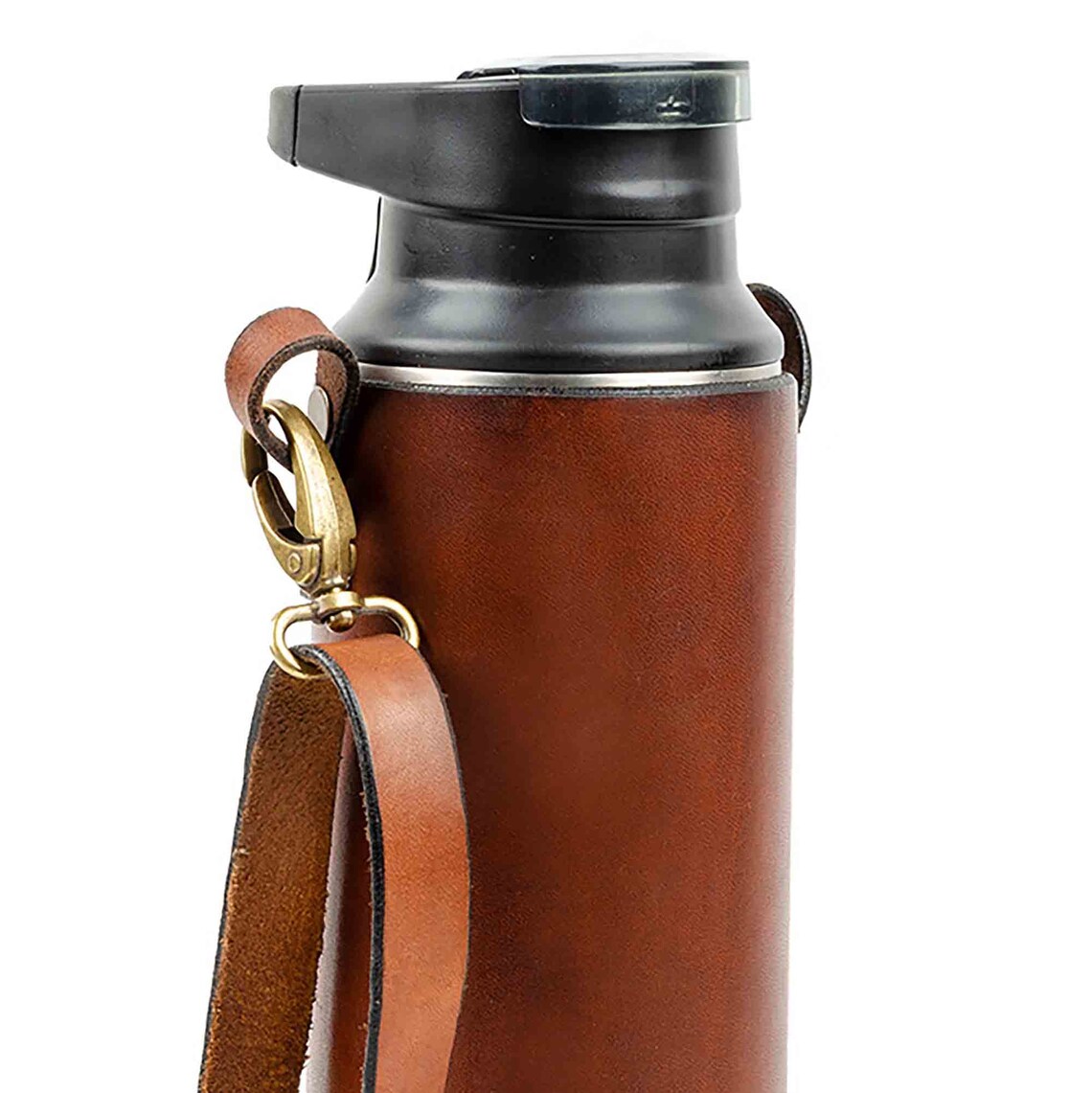 Leather Case for Travel Mug, Camping Thermos Cover, Camping Accessory ...