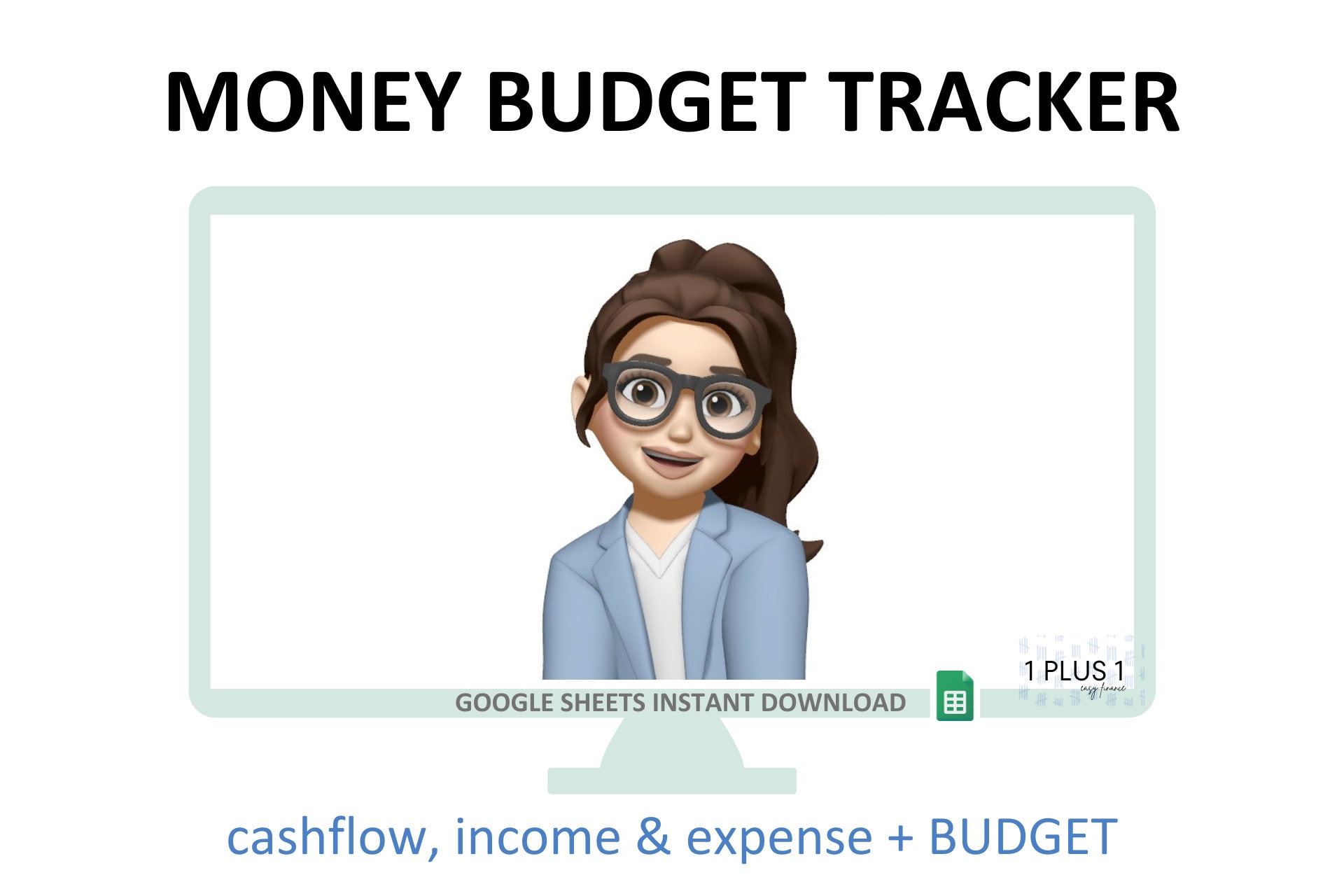 MONEY BUDGET Tracker Google Sheets Finance Templates Planner Easy ...