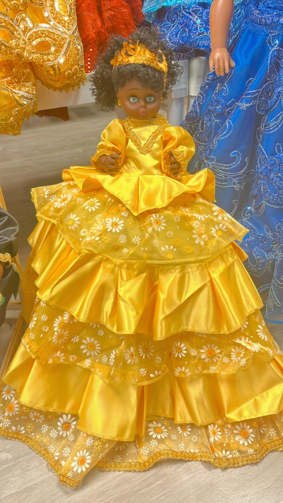 Religious Doll in Yellow Dress, Oshun. - Etsy