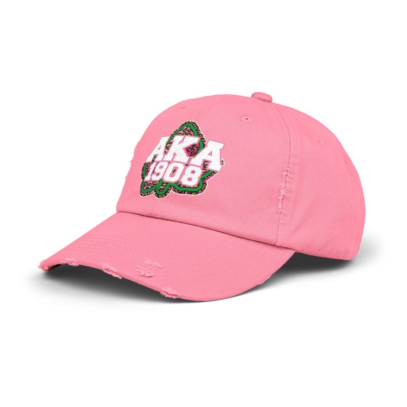 AKA 1908 Ivy Distressed Cap, Alpha Kappa Alpha Sorority Cap, 1908, Gift ...