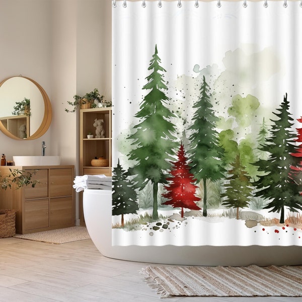 Tree Shower Curtain - Etsy