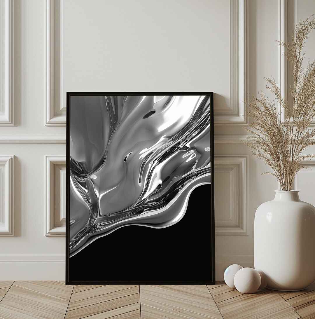 DIN A3 Poster in Chromatic Look to Print, Abstract Wall Art, Instant ...