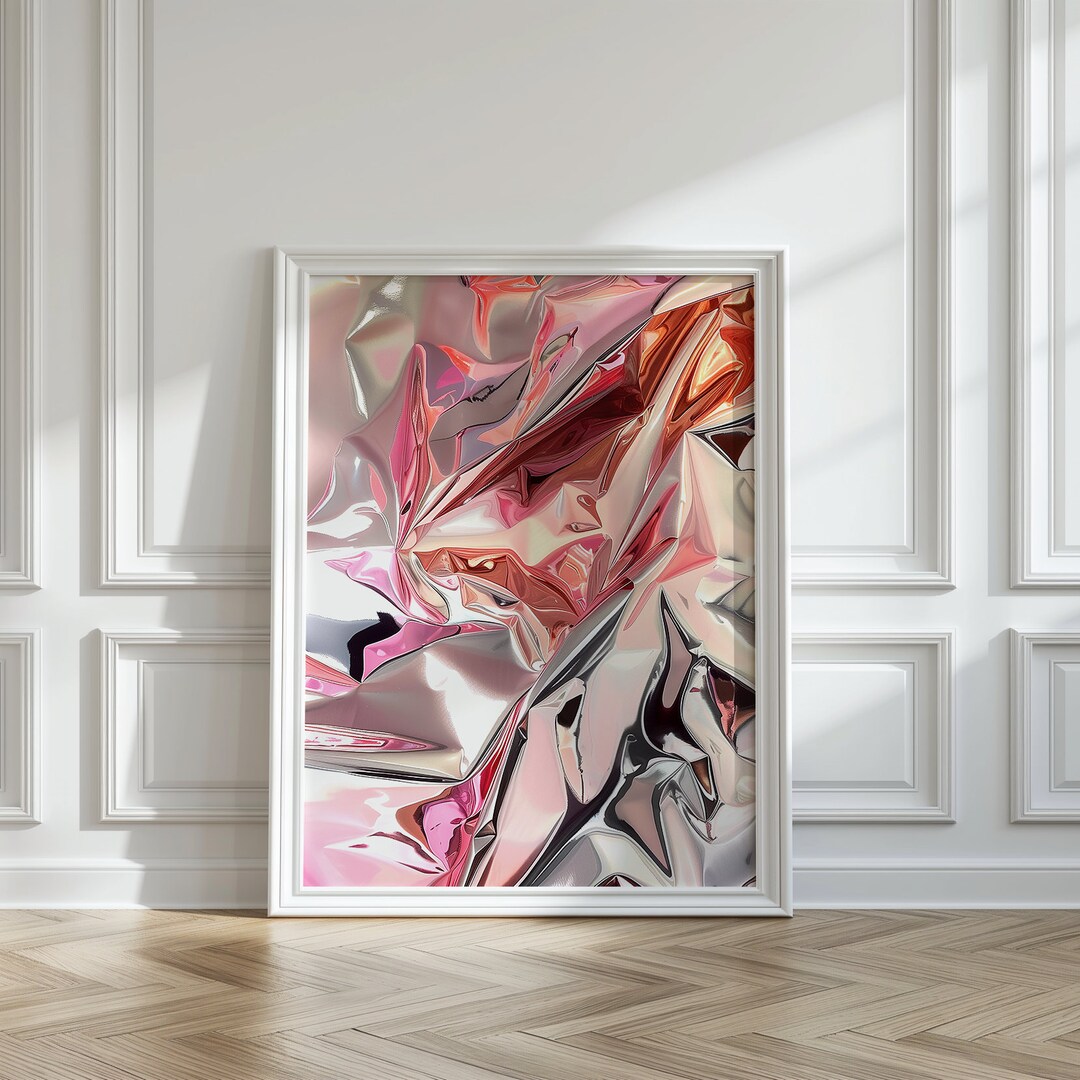 A3 Poster Print, Metallic, Design Poster, Printable Art, Digital ...