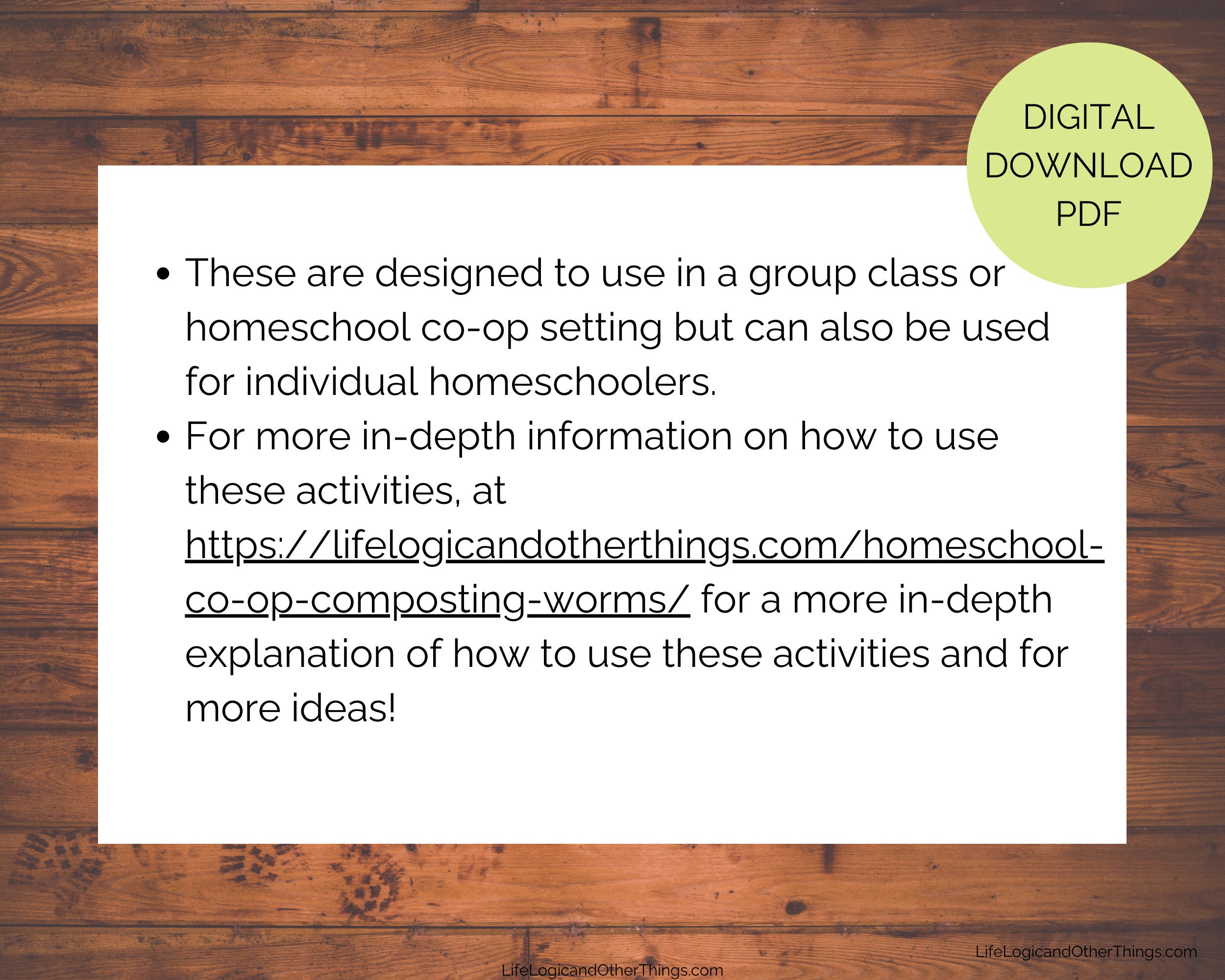Composting Worm Anatomy Mini Unit Study for Homeschool Co-ops and ...