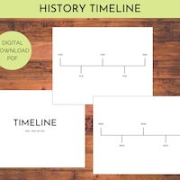 A Timeline of My Own History - Etsy
