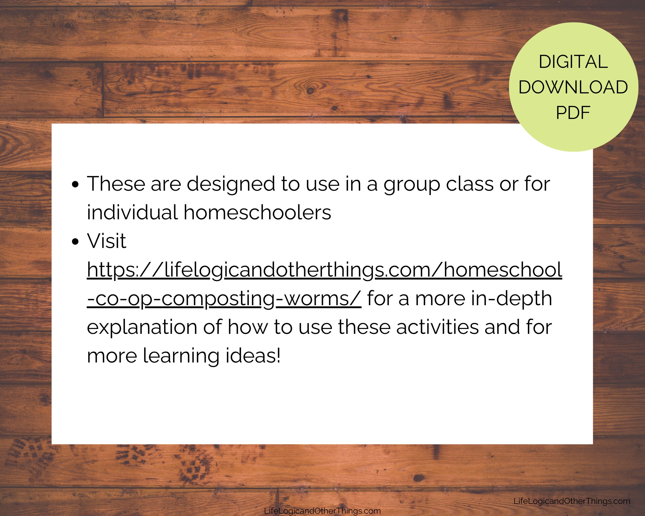 Composting Worm Anatomy Mini Unit Study for Homeschool Co-ops and ...