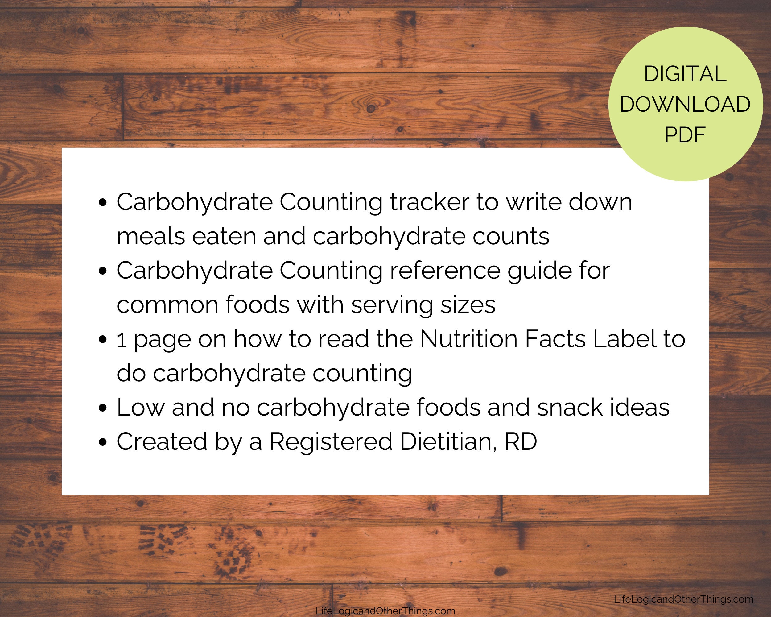 Blood Sugar Log & Carbohydrate Counting Tracker for Diabetes, Insulin ...
