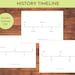 Blank Homeschool History Timeline Printable- Ancient History to Modern ...