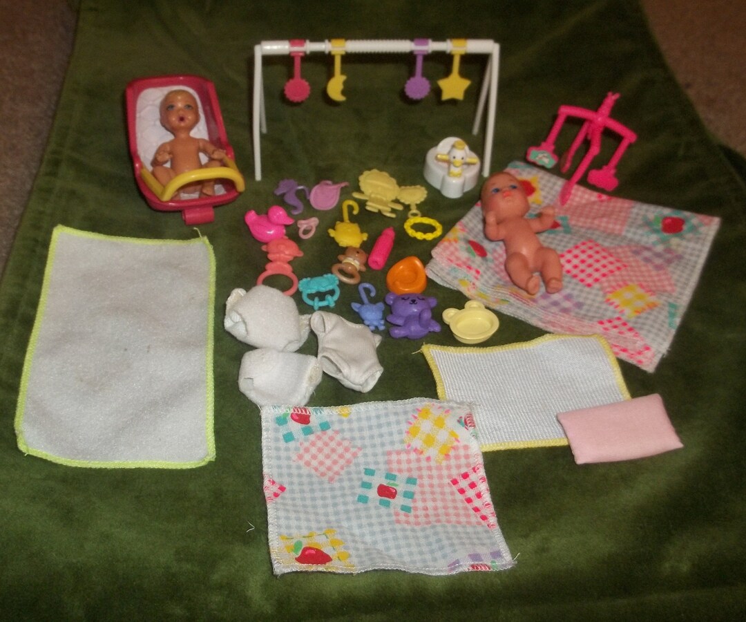 28 Pc. Mattel Barbie Baby Krissy Baby & Accessories Lot Vintage 90s ...