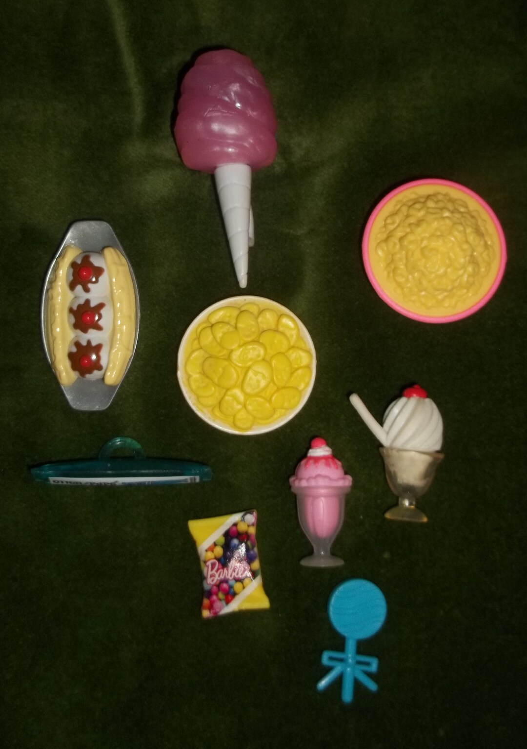 9 Pc. Mattel Barbie Accessories Lot Vintage 90s/2000s Food Sweet ...