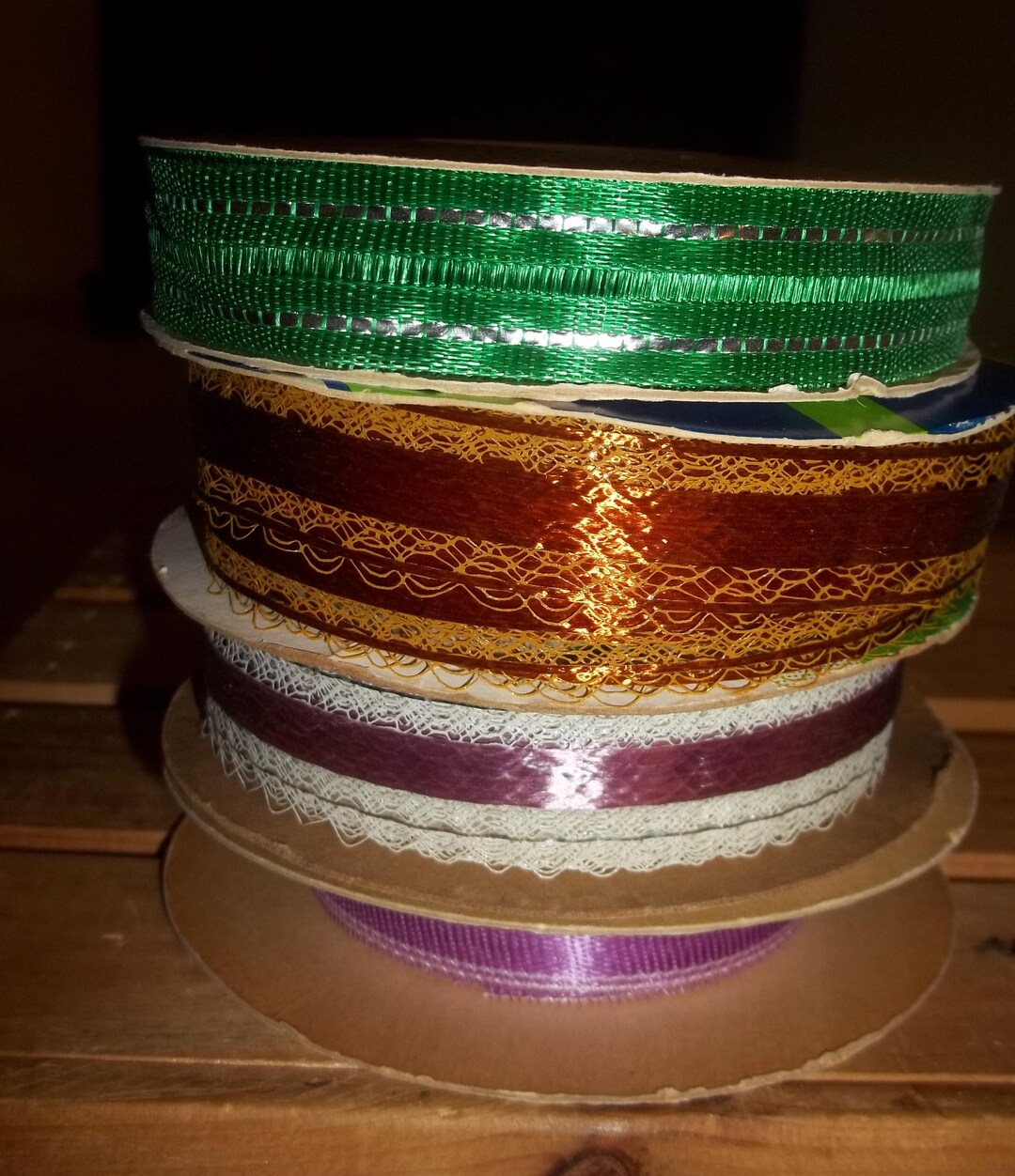 Lot of 4 Partial Roles Vintage Fancy Bowmaster Decorette Lacy Delicate ...