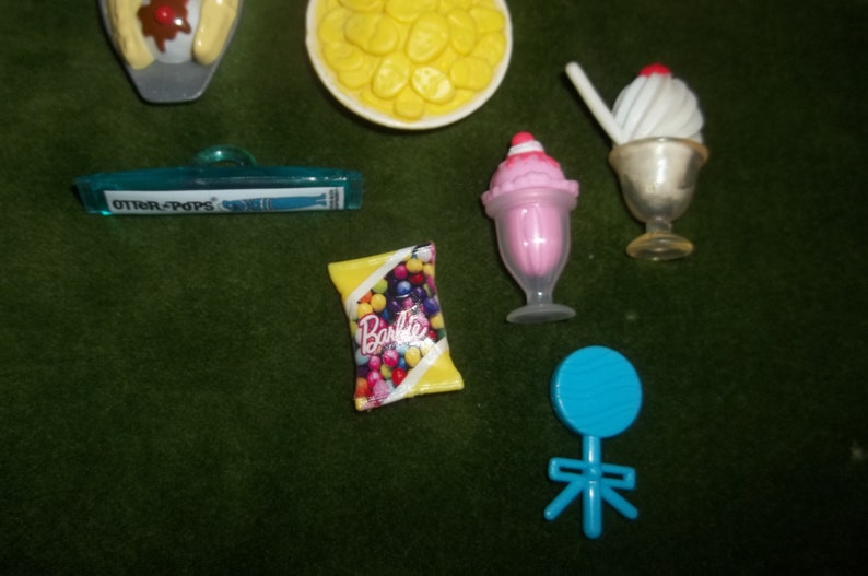 9 Pc. Mattel Barbie Accessories Lot Vintage 90s/2000s Food Sweet ...