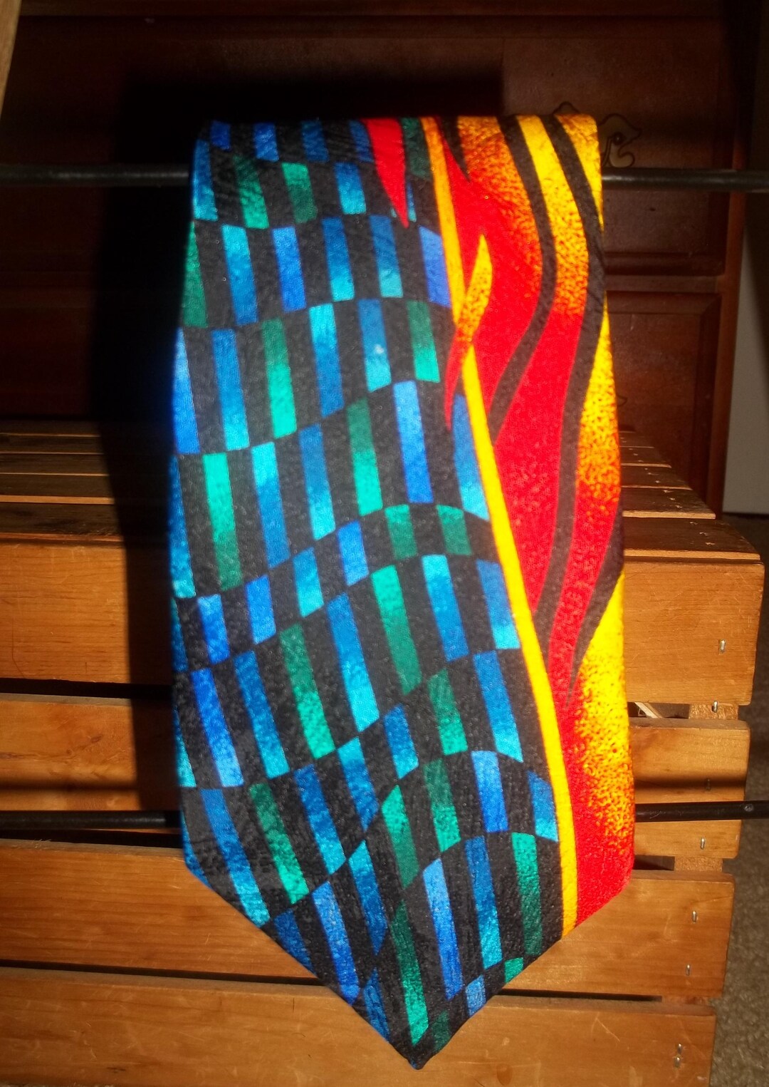 Vintage Men's Rush Limbaugh No Boundaries Silk Tie Necktie GORGEOUS ...