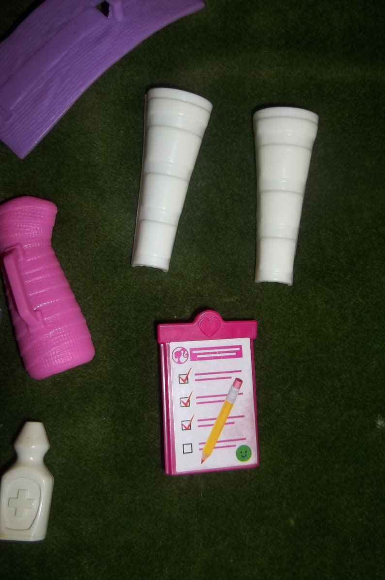 10 Pc Vintage 90s Mattel Barbie Doctor/nurse/medical Accessories ...